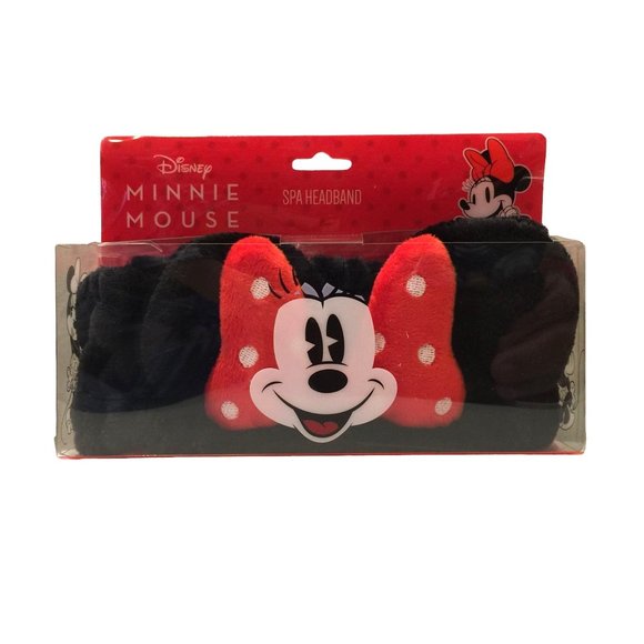 Taste Beauty | Accessories | Disney Minnie Mouse Spa Headband Red Black ...